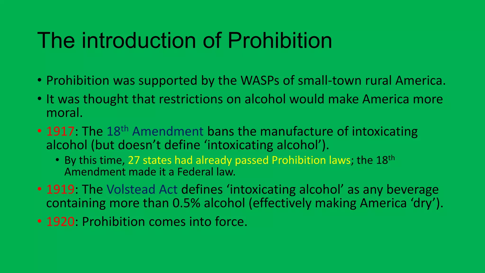Prohibition | PPTX