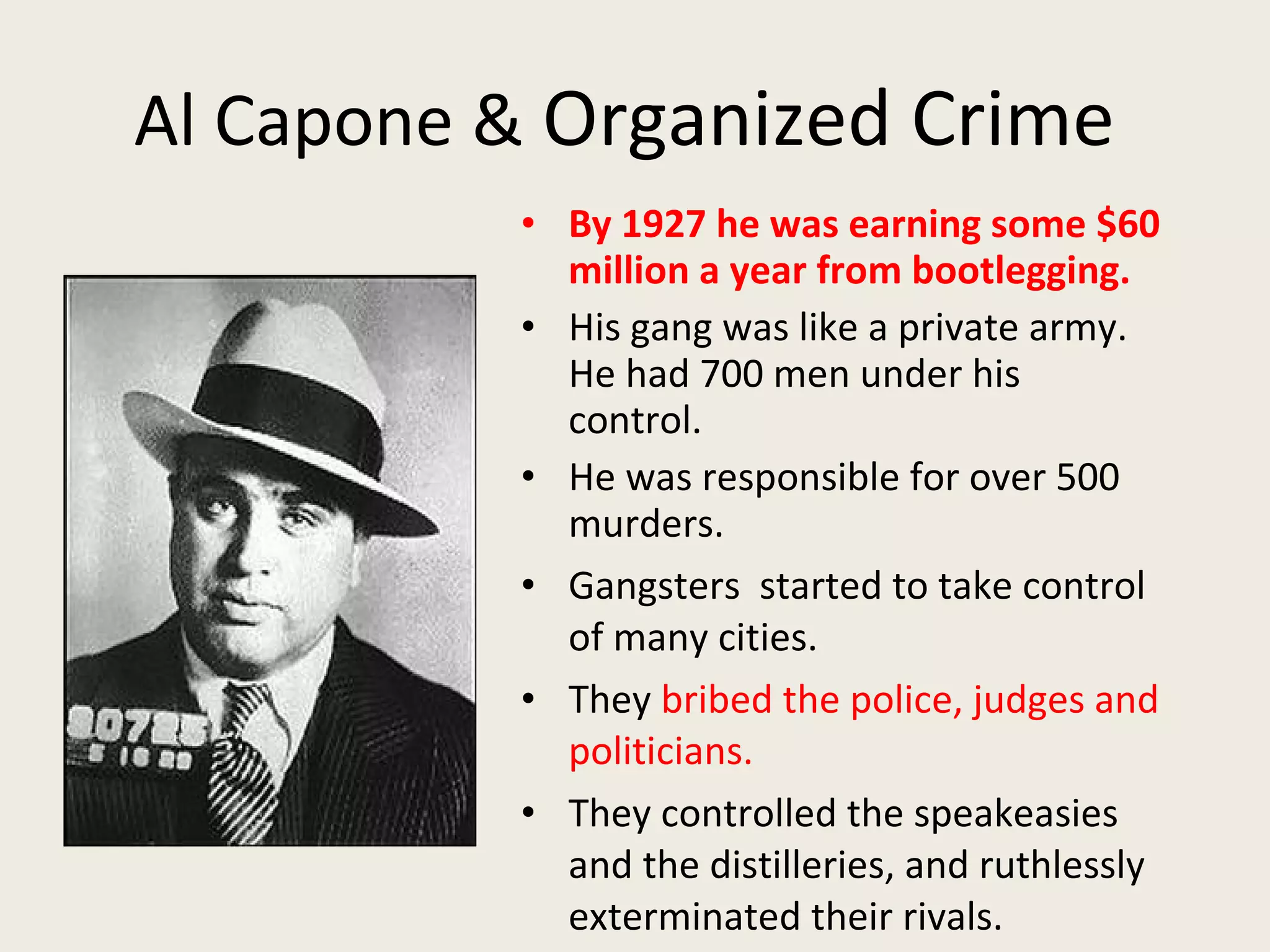 Prohibition & The 21st Amendment | PPT