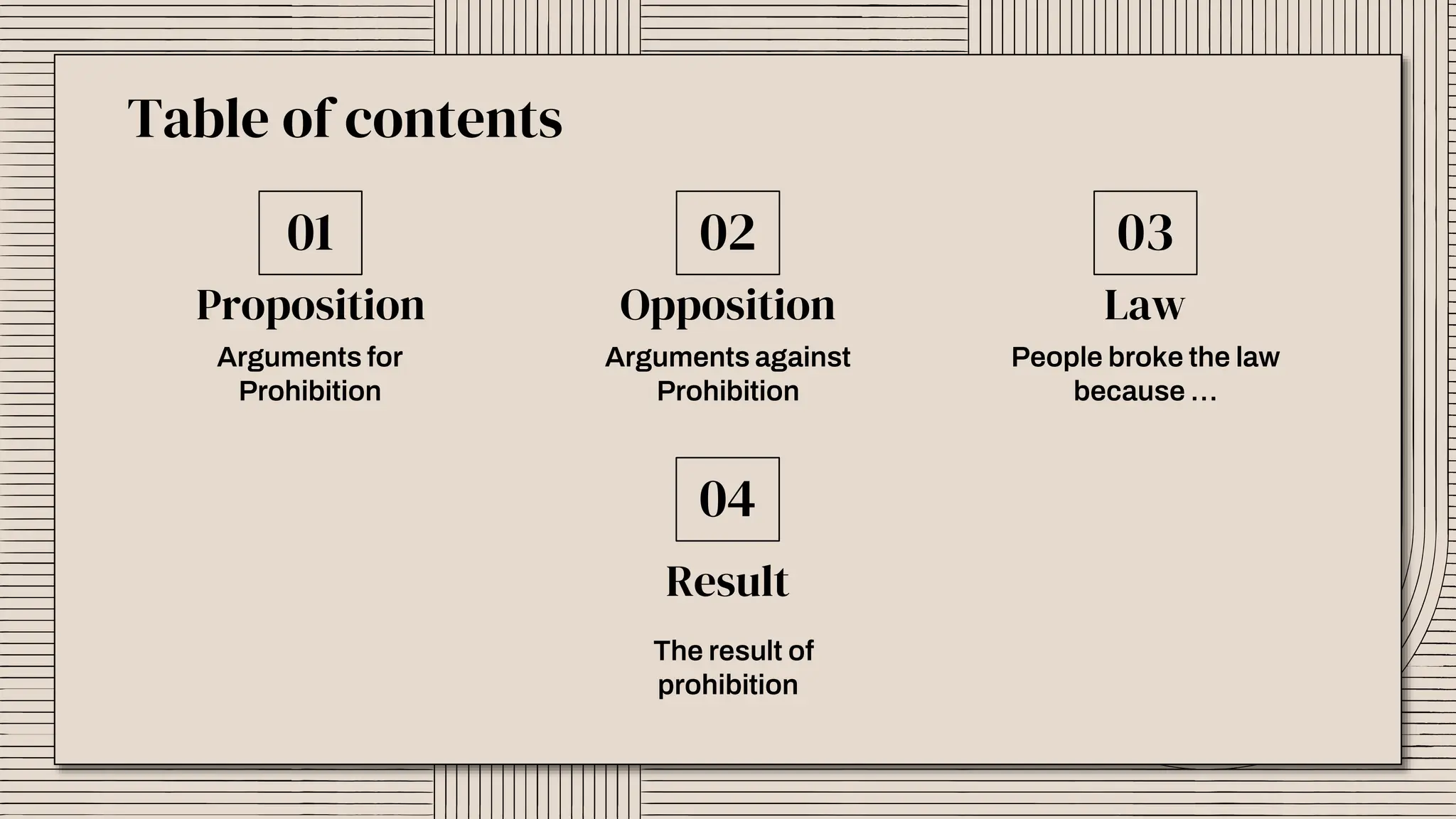 Prohibition The Opposition and Those For.pptx