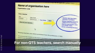 Prohibition Checks in Schools and Colleges - September 2016 | PDF