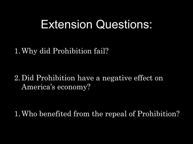Prohibition presentation f | PPT
