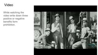 Prohibition primary source lecture | PPTX
