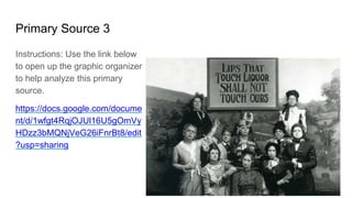 Prohibition primary source lecture | PPT | Free Download