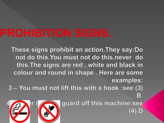 Prohibition signs | PPTX