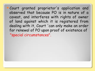 Prohibitory orders | PPT