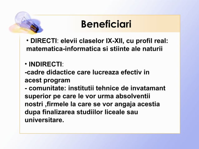 Proiect didactic Integrarea TIC | PPT