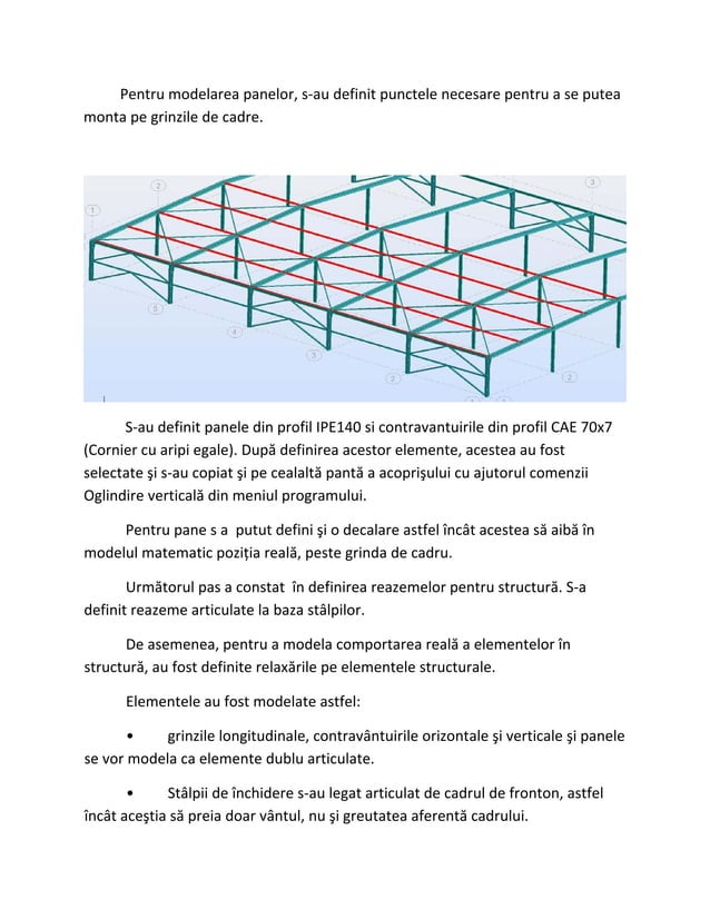Proiect hala-industriala cu autodesk robot structure | PDF