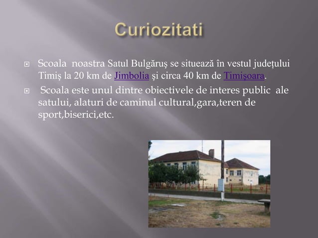 scoala bulgaurs | PPT