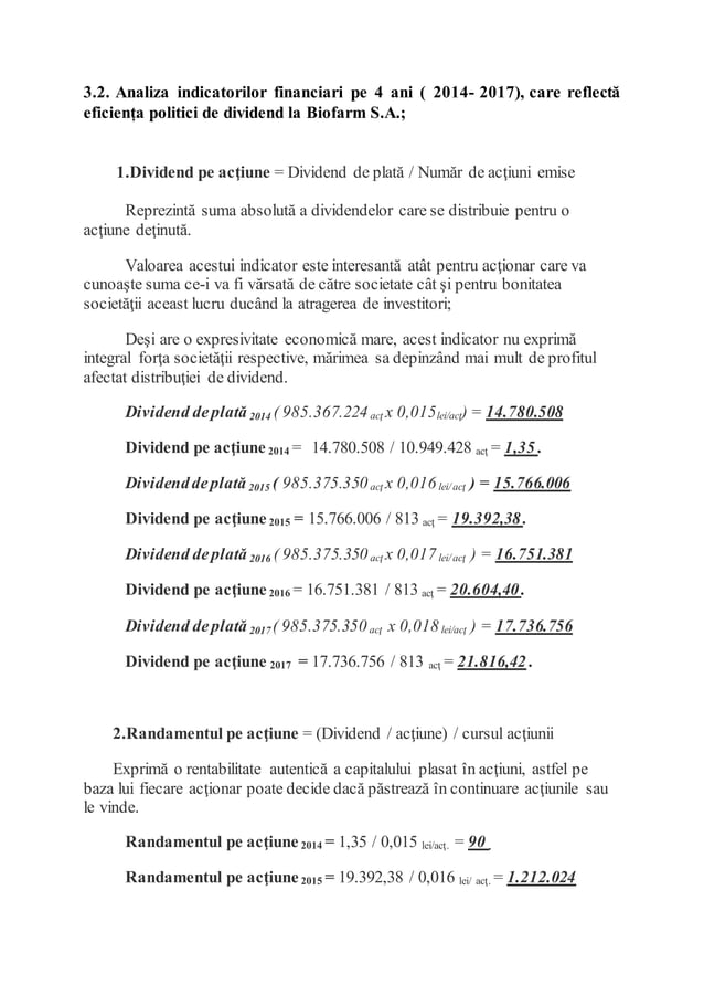 Proiect politica-de-dividend final | DOCX