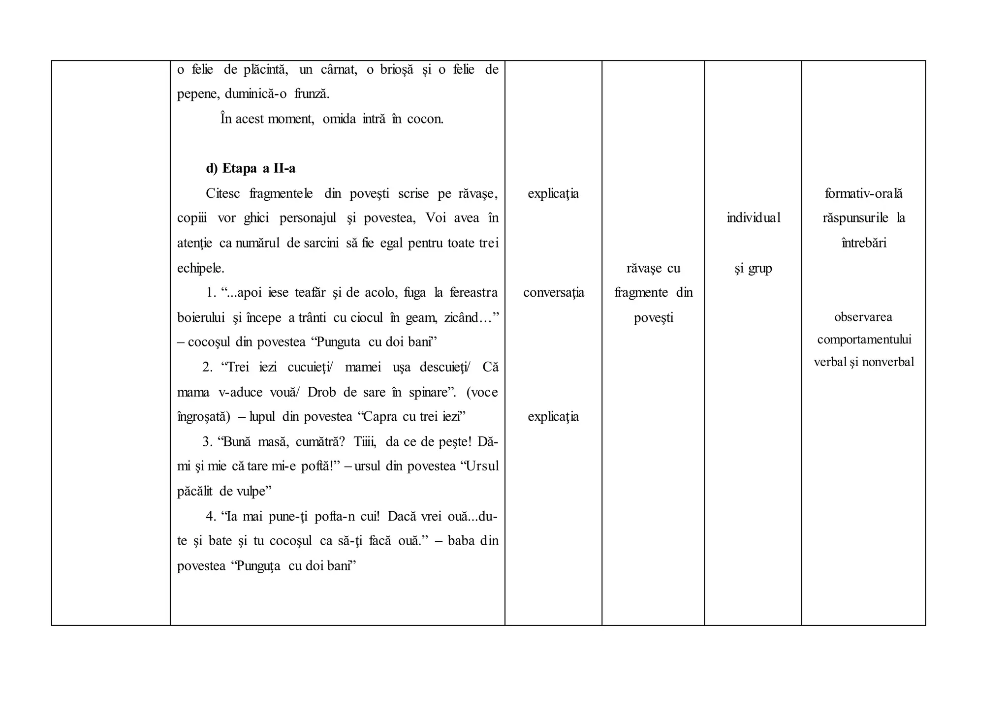 Proiect activitate integrata_insectele_ne_invata omida | DOCX