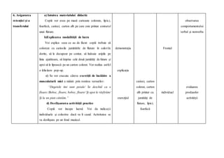 Proiect activitate integrata_insectele_ne_invata omida | DOCX