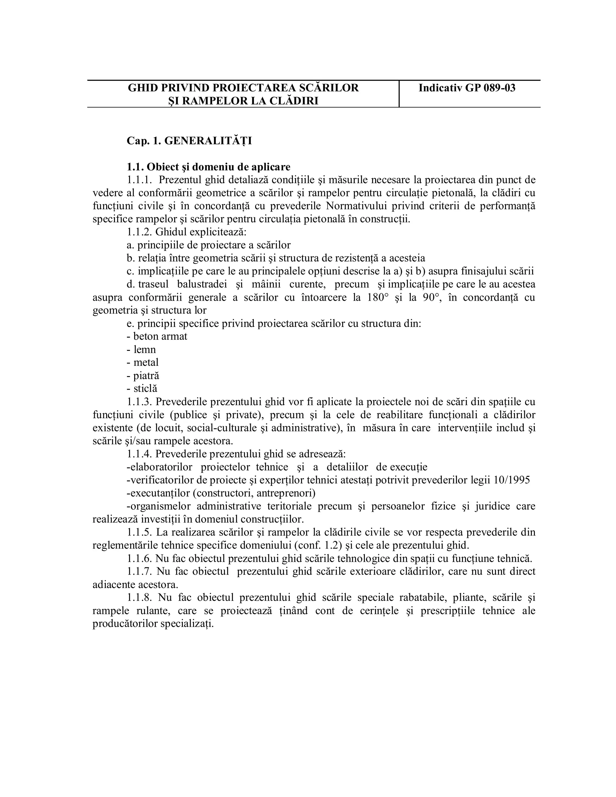 Proiectarea scarilor-si-rampelor-ind gp-089_2003 | PDF