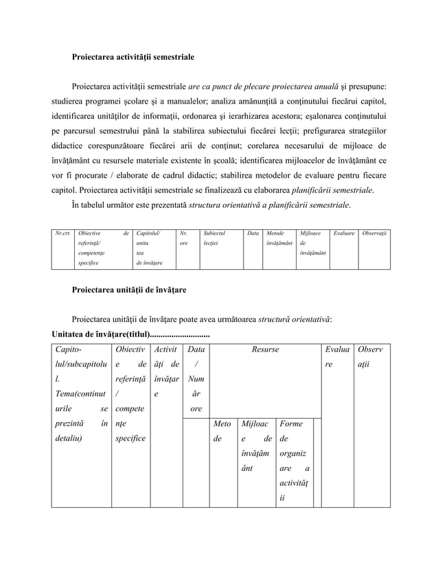 Proiectare didactica platforma (1) | PDF