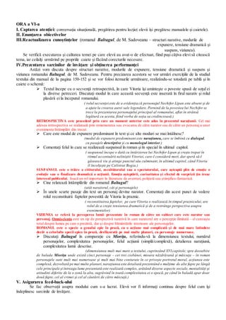 Proiect baltagul | PDF