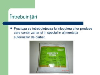 Proiect chimie , zaharidele | PPT