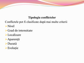Proiect: Conflictul | PPTX