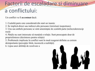 Proiect: Conflictul | PPTX