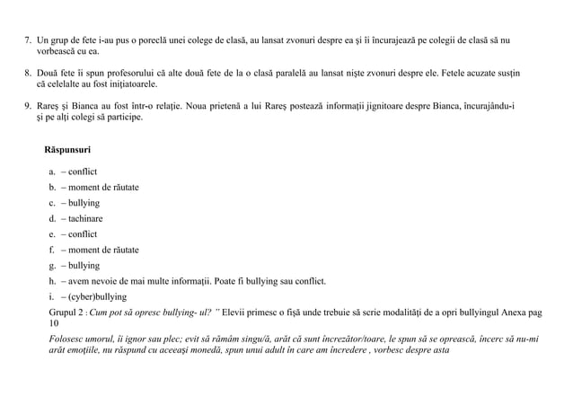 proiect de lecție bullying.docxxxxxxxxxx | PDF