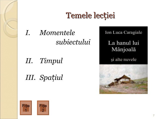 Proiect de lectie | PPT