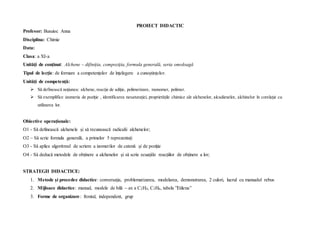 Proiect de lectie_alchene | DOC