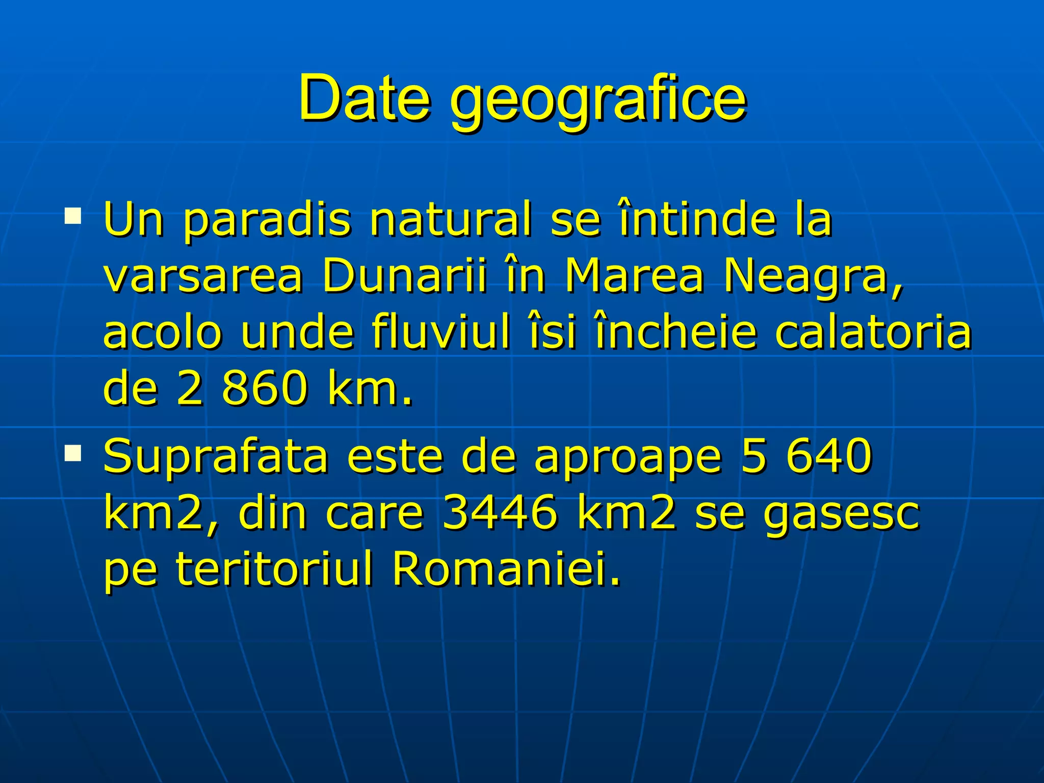 Proiect delta dunarii | PPT