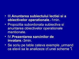 Proiect didactic | PPT