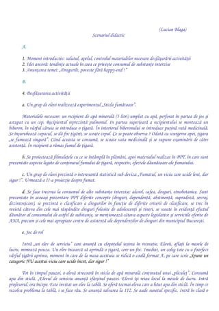 Proiect didactic | DOC