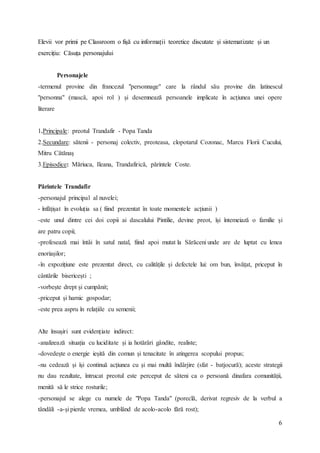 Mijloace de construcție a personajului | DOCX