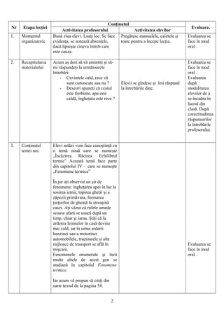 Proiect didactic 6c(dilatarea solidelor) | PDF