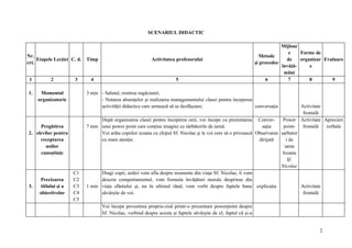 Proiect didactic cls pregatitoare - Sf. Nicolae, prietenul si ...