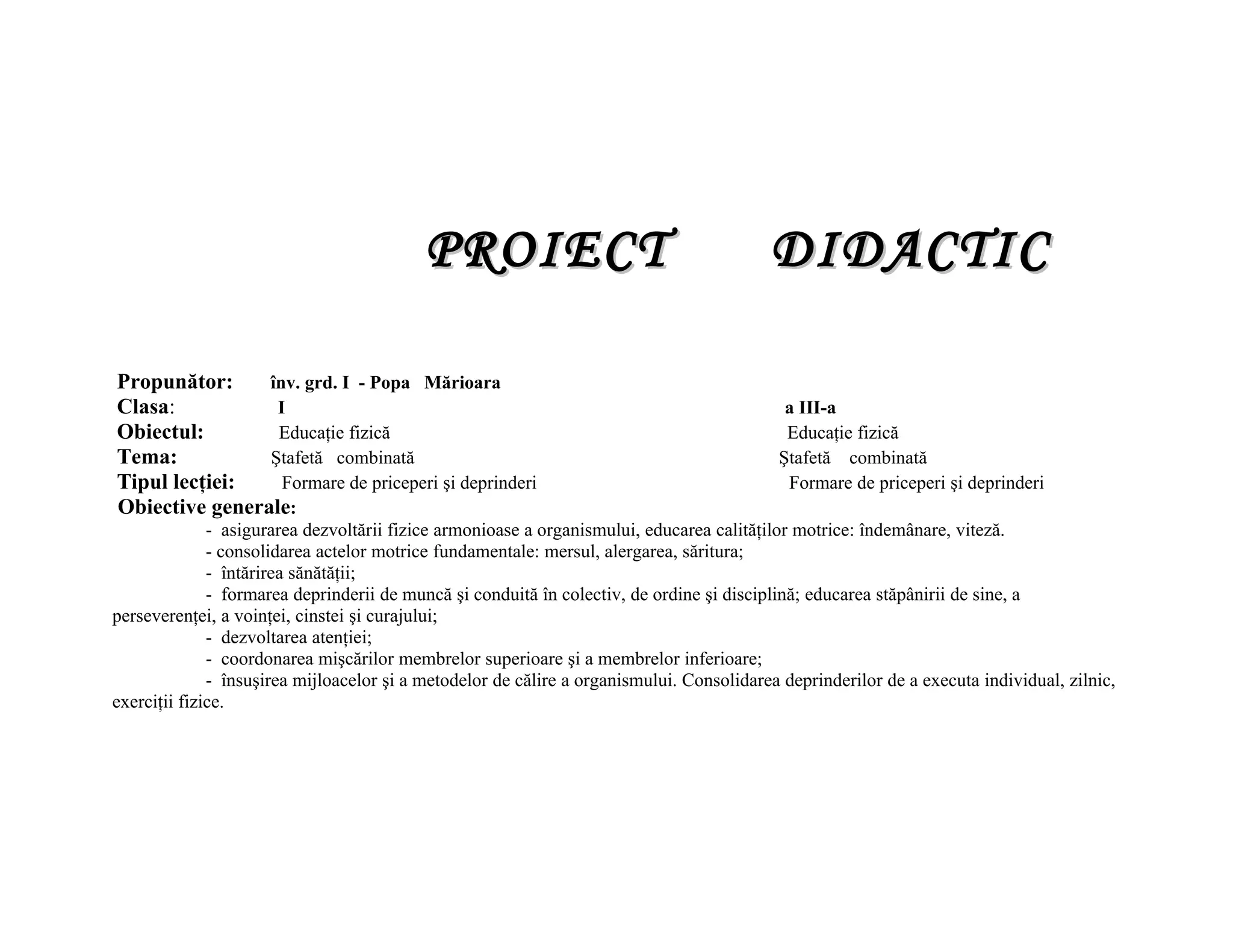 Proiect didactic ed_fizica_simultan_iiii | DOC