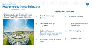 Proiecte Compania de Apă Arieş | PPT