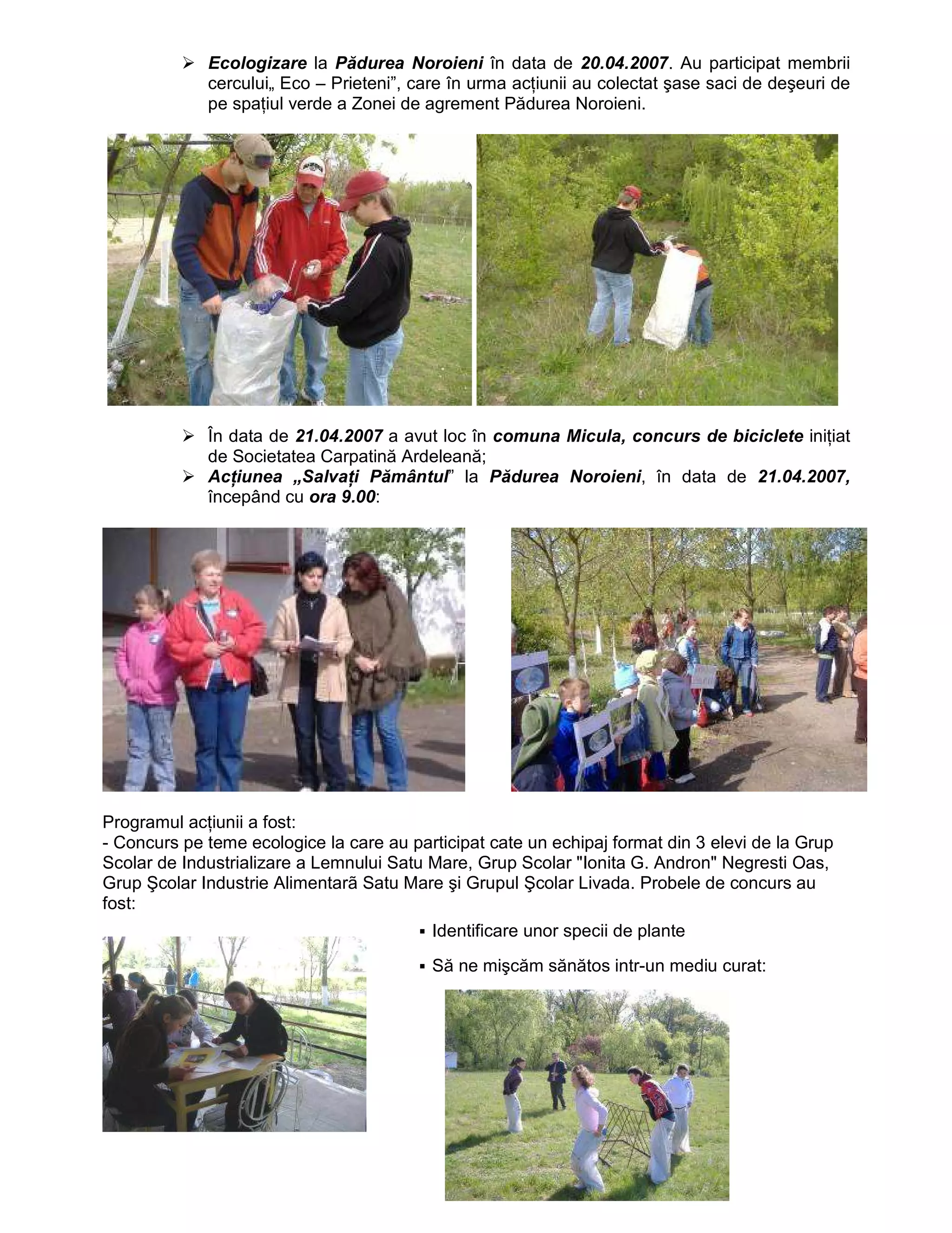 Proiect Ecologic | PDF