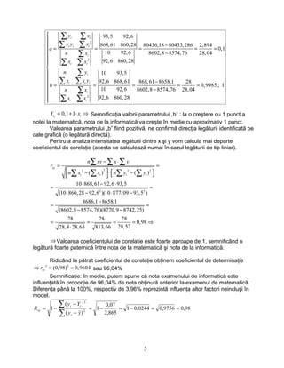 Proiect econometrie | DOC