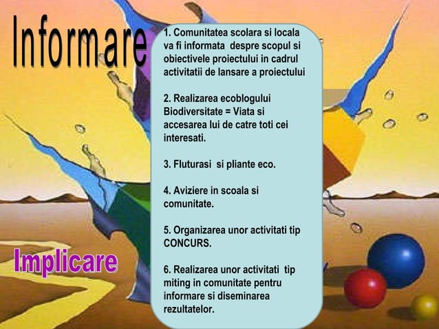 Proiect Eco Scoala | PPT