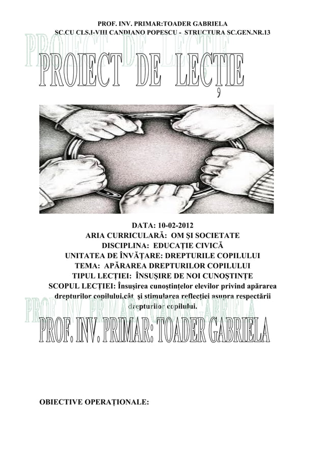 Proiect ed civica | DOC