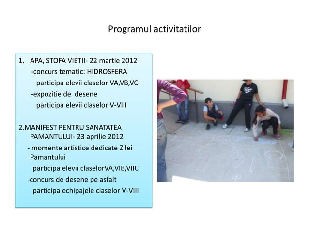 Proiect educational | PPT