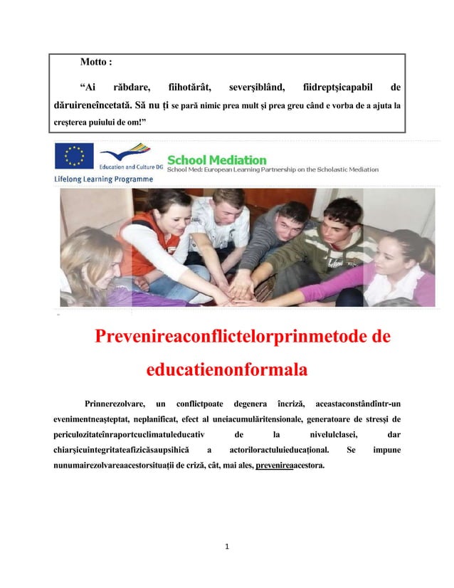 Proiect educational docx | PDF