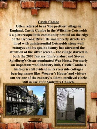 Castle Combe Village | PPTX