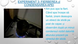 Proiect fenomene fizice și chimice | PPTX