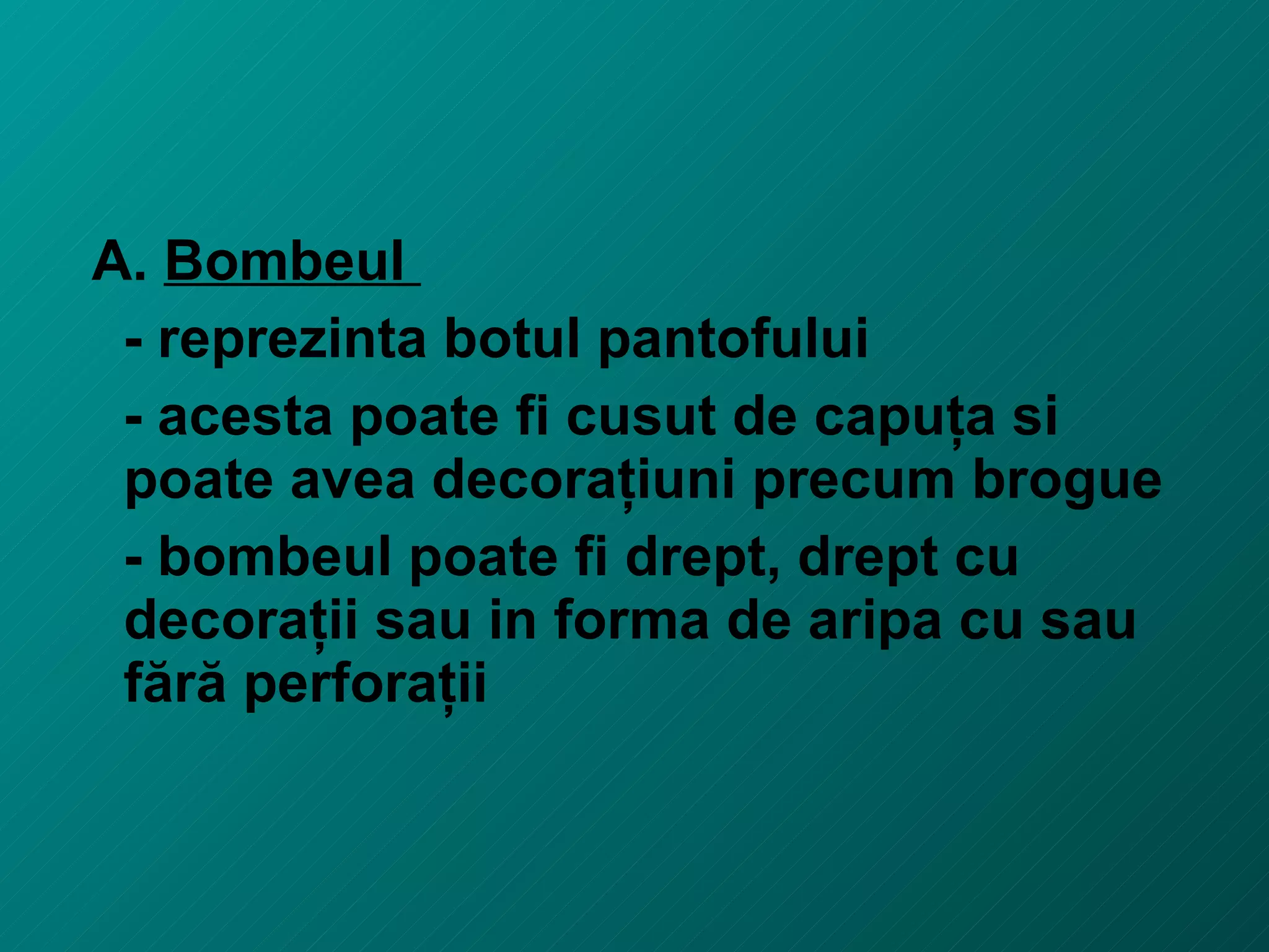 Proiect incaltaminte | PPT