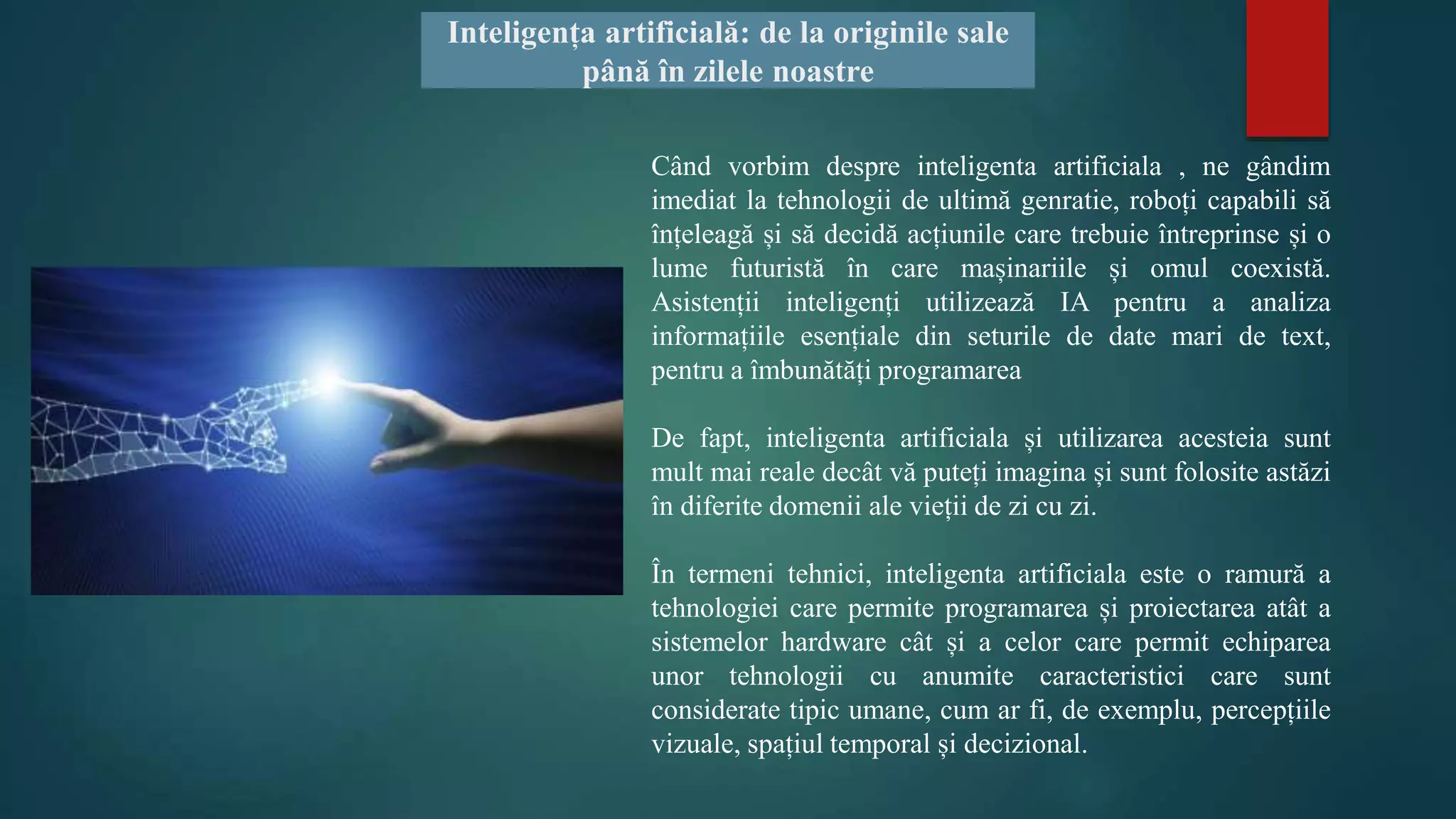 Proiect inteligenta artificiala | PPTX