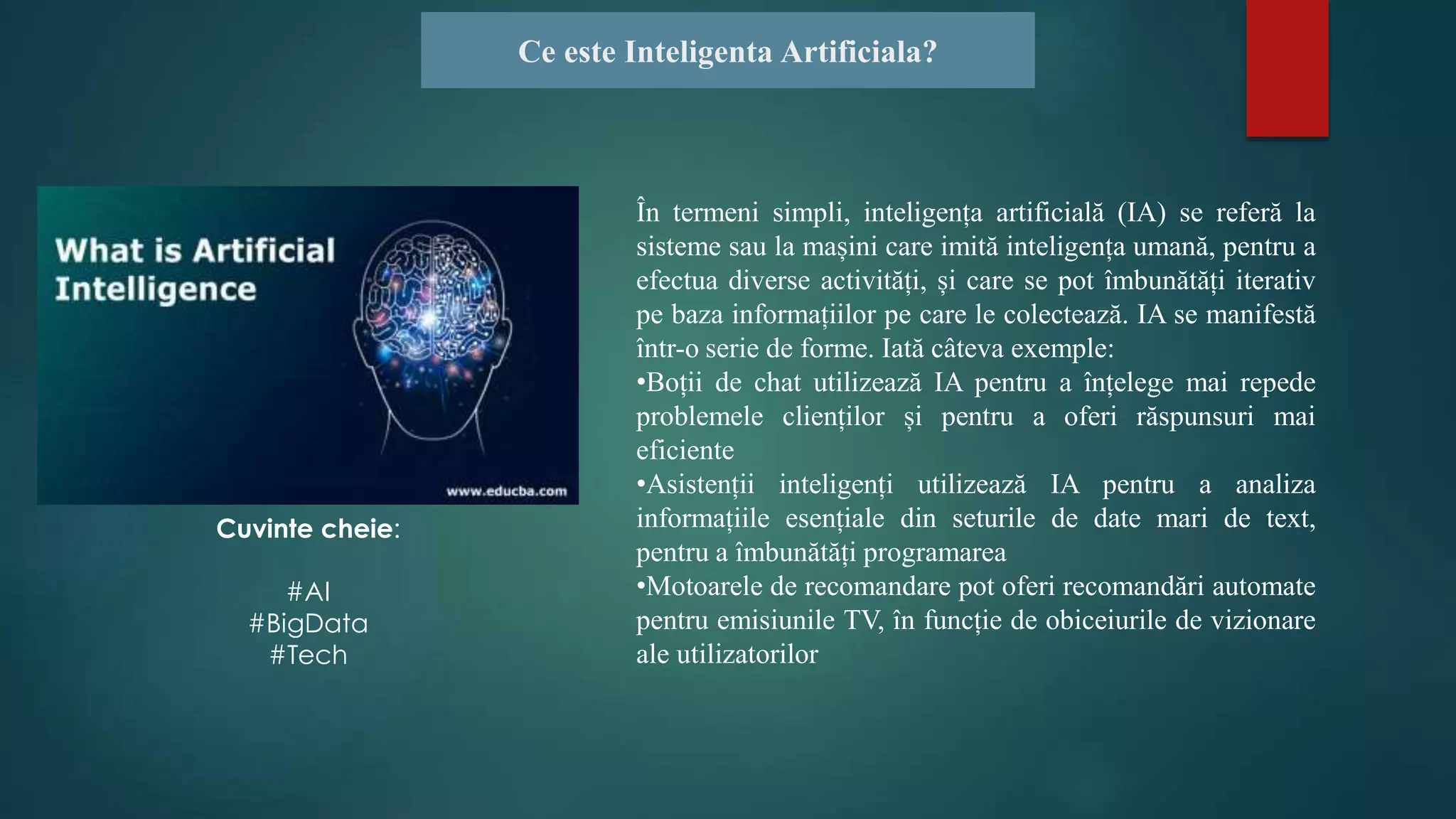 Proiect inteligenta artificiala | PPTX