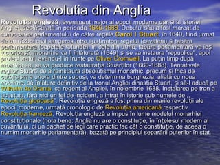 Proiect istorierevolutia engeza | PPT