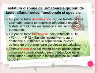 Vizualizatorul si tastatura | PPT