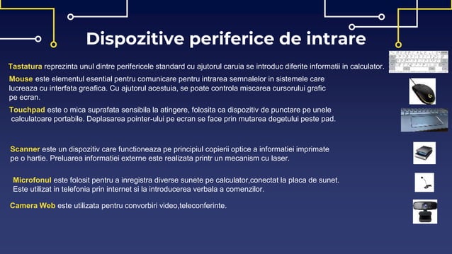 Proiect la Info/ COMPONENTELE CALCULATORULUI | PPTX