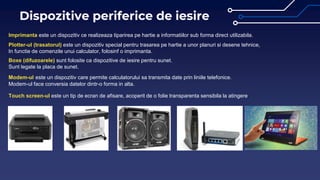 Proiect la Info/ COMPONENTELE CALCULATORULUI | PPTX