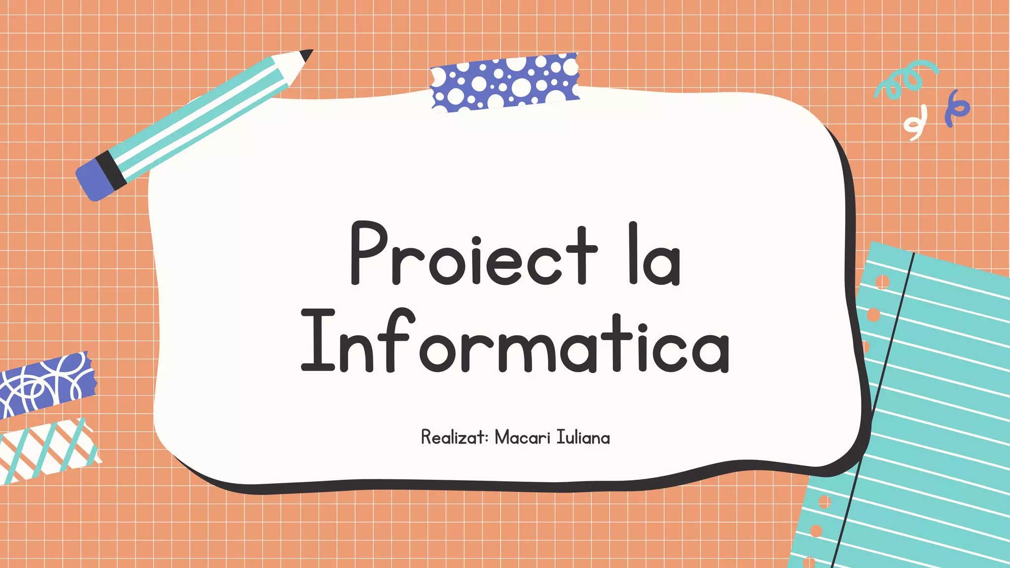 Proiect la inyformatica | PDF