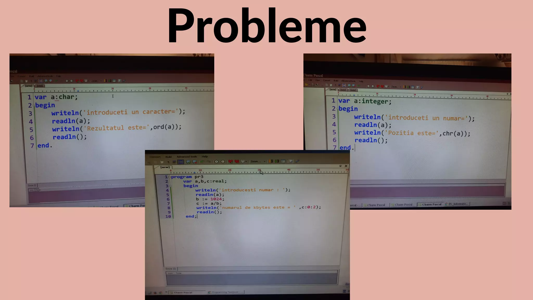 Proiect la inyformatica | PDF