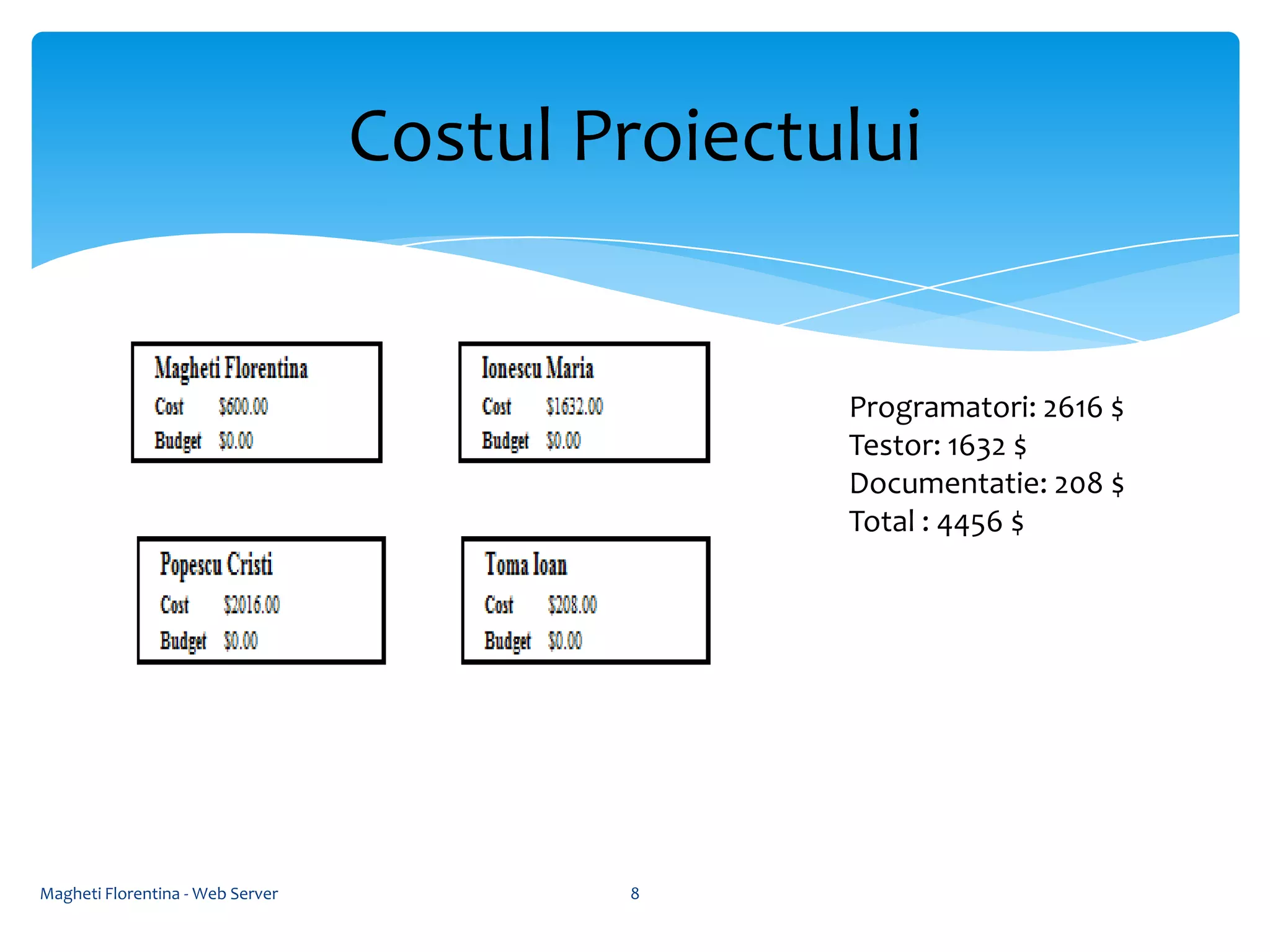 Proiect la managementul proiectelor software | PPT